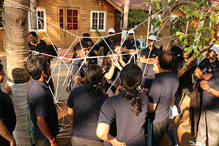 Spider Web Team Building Activity | Sieger Group